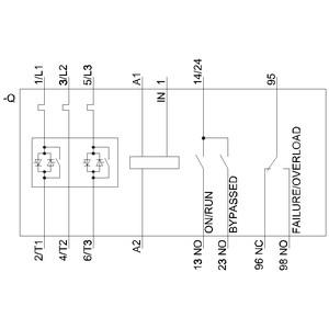 中国 3RW40 Soft Starter Size S0 for Industrial With Bypass and Spring-loaded Terminals 販売のため