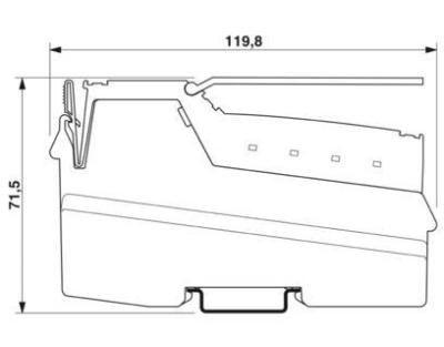 Cina IL PN BK DI8 DO4 2TX-PAC Bus Coupler 2703994 for Industrial Communication Solutions in vendita