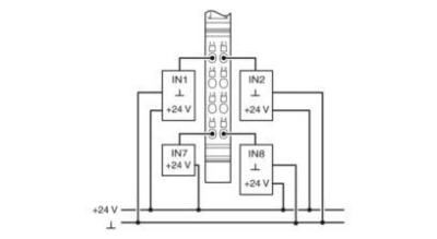 中国 2700173 IB IL 24 DI8/HD-PAC Digital Module with 8 Speed Inputs and 24V DC Power Supply 販売のため