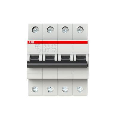 中国 BCD Curve B MCB SH204-B10 Miniature Circuit Breaker 4P B Rated Current 10A 販売のため