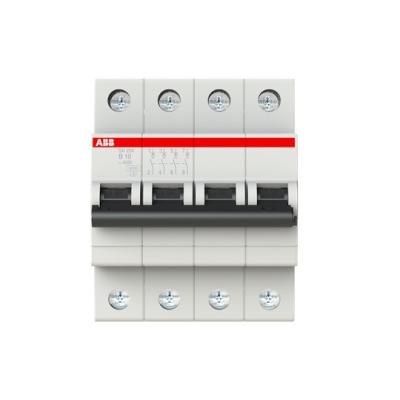中国 BCD Curve B MCB SH204-B10 Miniature Circuit Breaker 4P B Rated Current 10A 販売のため