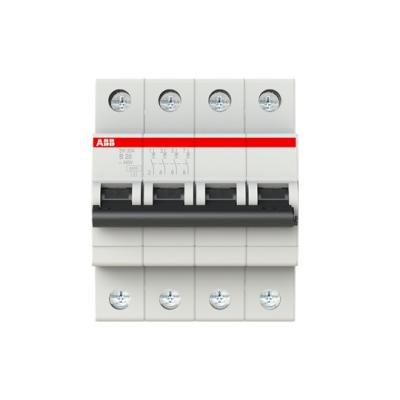 中国 MCB SH204-B20 Miniature Circuit Breaker 4P B 20 A BCD Curve B Breaking Capacity 販売のため
