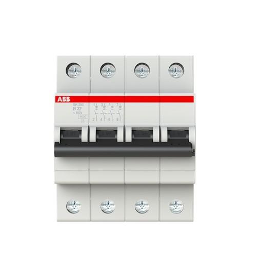 Quality 4P MCB SH204-B32 Miniature Circuit Breaker Number of Pole 4 Rated Frequency Hz for sale