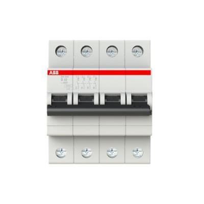 Cina MCB SH204-B40 Miniature Circuit Breaker 4P B Rated Frequency Hz 50 40A Rated Current in vendita