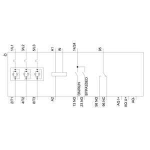 China Analog Output SIRIUS Soft Starter 3RW5245-6AC15 Screw Type Terminals for Motor Control for sale