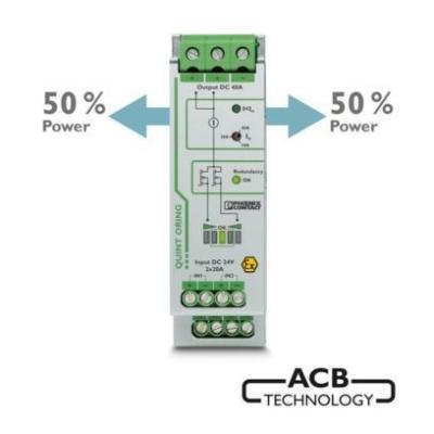 Cina QUINT-ORING/24DC/2X10/1X20 and Industrial Redundancy Module with Protective Coating in vendita