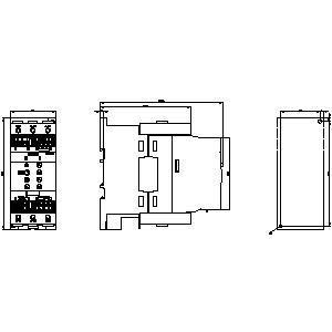 China 55kw 3RW4047-1TB04 3RW40 Soft Starter Size S3 for Bypass and Thermistor Motor Protection à venda