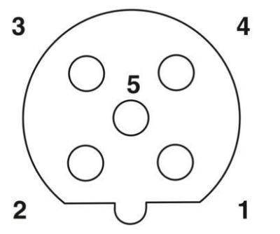 China SACC-M12MSD-4Q SH PN Data Connector 1554513 The Ultimate Choice for Data Transmission à venda