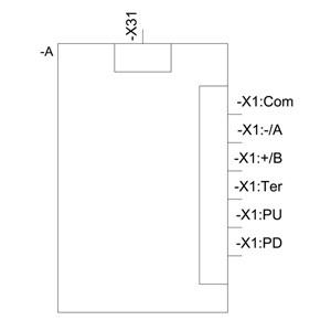 China 3RW5980-0CR00 Modbus RTU Communication Module for Smooth Industrial Communication for sale