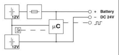 Cina PB-1274117 UPS Battery Module Featuring 24DC/4AH Capacity for Stable Performance in vendita