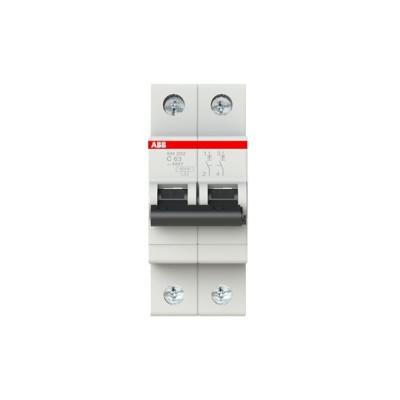Cina MCB SH202-C63 Miniature Circuit Breaker 2P C Rated Frequency Hz 50 Rated Current 63A in vendita
