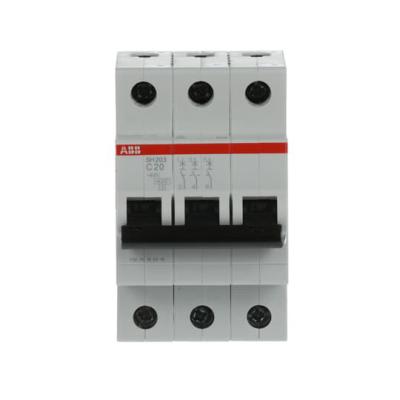 Cina MCB SH203-C20 Miniature Circuit Breaker 3P Rated Current 20A Rated Frequency Hz 50 in vendita