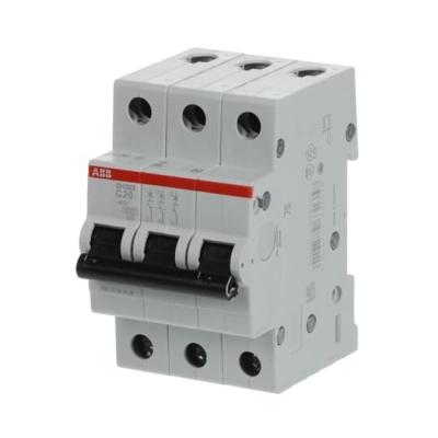 Cina MCB SH203-C20 Miniature Circuit Breaker 3P Rated Current 20A Rated Frequency Hz 50 in vendita