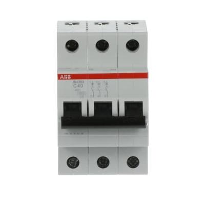 Cina SH203-C40 Miniature Circuit Breaker 3P C 40 A Rated Voltage 220 Durable Construction in vendita