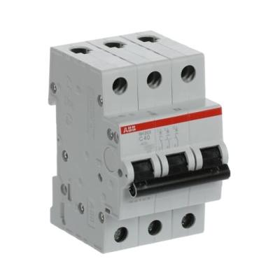 Cina SH203-C40 Miniature Circuit Breaker 3P C 40 A Rated Voltage 220 Durable Construction in vendita