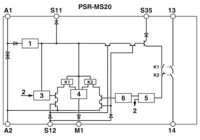Cina PSR-MS60-2NO-24DC-SC Coupling Relay for Safety Protection in Factories and Plants in vendita