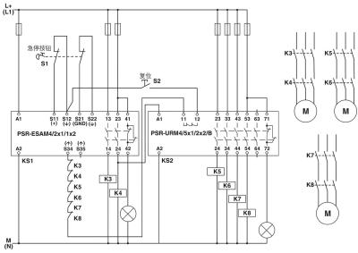 中国 PSR-SCP-24UC/URM4/5X1/2X2/B 拡張モジュール,安全シャットダウンとクランプリレー 販売のため