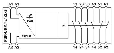 Cina Industrial PROTECTIVE Coupling Relay PSR-SCF-24UC/URM/4X1/2X2 for Optimal Performance in vendita