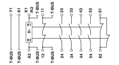 中国 PSR-SCP-24DC/URM4/4X1/2X2/B Extension Module PROTECTIVE with Theory Voltage Relay 販売のため