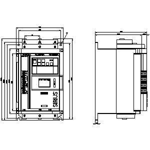 China Size 2 SIRIUS Soft Starter Screw Terminals Analog Output With Standard HMI Operation Te koop