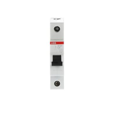中国 1P MCB SH201-C4 Miniature Circuit Breaker Number of Pole 1 220V Rated Voltage 220 販売のため