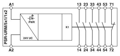 Cina Voltage Relay 2981965 PSR-SPP- 24UC/URM/5X1/1X2 with Long Lifespan by Phoenix Contact in vendita