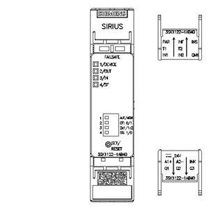 Cina 3SK1122-1AB40 Safety Relay with Semiconductor Outputs Screw Terminal 24V DC Advanced in vendita