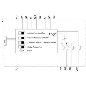 中国 3 Enabling Circuits 3SK1122-2AB40 Safety Relay 3SK1 Basic Unit with Semiconductor Outputs 販売のため