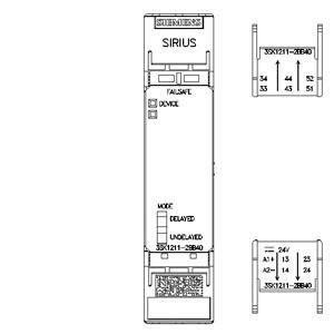 Cina PLC 3SK1211-2BB40 Safety Relay 3SK1 4RO Output Extension Spring Loaded Terminal DC 24V in vendita