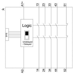 Cina PLC 3SK1211-2BB40 Safety Relay 3SK1 4RO Output Extension Spring Loaded Terminal DC 24V in vendita