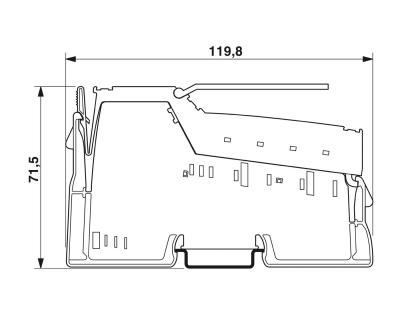 Cina 2861331 IB IL 24 PWR Modulo di alimentazione IN-PAC di contatto Phoenix con livello di protezione IP20 in vendita