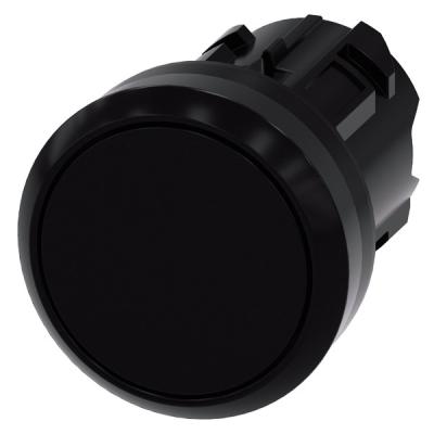 China Black Plastic Flat Button 3SU1000-0AB10-0AA0 SIRIUS ACT Pushbutton with Unlighted for sale