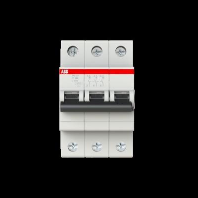Cina MCB SH203-C50 Miniature Circuit Breaker 3P C 50A for Short Circuit Protection in vendita