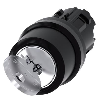 China SIRIUS ACT 3SU1000-4BC01-0AA0 Key Switch 2 Positions Plastic Momentary made by RONIS for sale