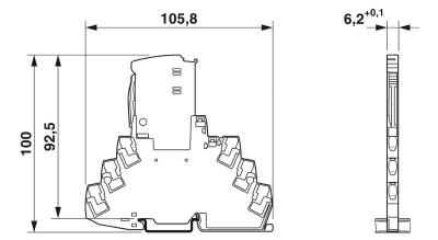 Cina 2.5 Nominal Discharge Current 24 V DC TTC-6P-3-24DC-PT-I Surge Protector Phoenix Contact in vendita