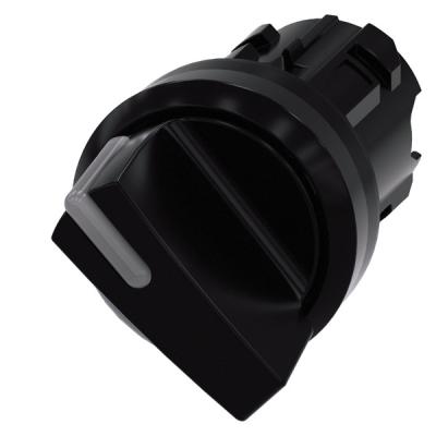 China Short Handle 2 Position Maintained Black SIRIUS ACT Selector Switch 3SU1002-2BF10-0AA0 for sale