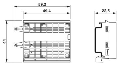 Cina 1110990 CAPAROC CR EXT8 Bus Bar for Stable and Smooth Electrical Connections in vendita