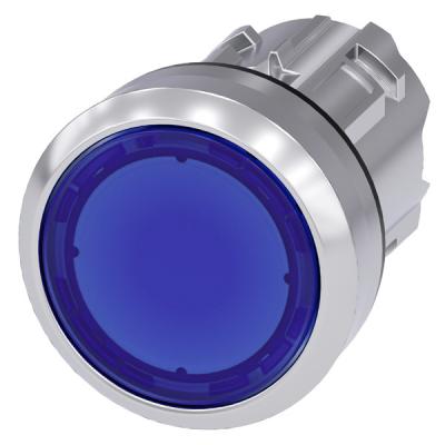 Cina PLC 3SU1051-0AB50-0AA0 Metallo lucido illuminato pulsante piatto blu SIRIUS ACT pulsante in vendita