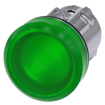 Cina 3SU1051-6AA40-0AA0 Metal Shiny Smooth Lens Green SIRIUS ACT Pilot Light for Operation in vendita