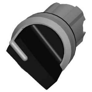 China 3SU1052-2BF10-0AA0 Metal Shiny Short Handle 2 Positions Maintained Black SIRIUS ACT Selector Switch for sale