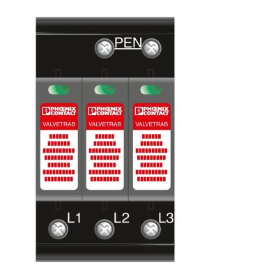 Cina 4 Polo 2800189 VAL-MS-T1/T2 335/12.5/3 0 Classe 1/2 Protezione da fulmini/surge per 380V in vendita