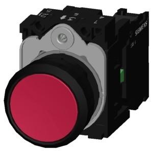 Cina 3SU1100-0AB20-1BA0 Unlighted Plastic Flat Button Momentary Red Screw Terminal Pushbutton in vendita
