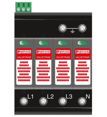 中国 2800644 VAL-MS-T1/T2 335/12.5/4 0-FM Class 1/2 Lightning/Surge Protector with 2 Poles 販売のため