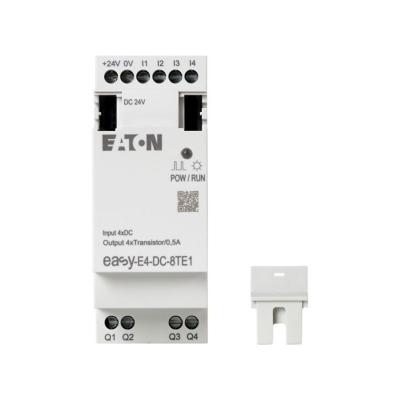 China EASY-E4-AC-8RE1 4DI4RO DI/O Module with 100-240V AC/DC Power Source Screw Terminal for sale
