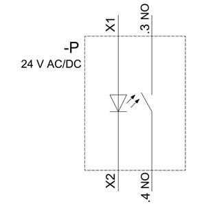 Cina Green Momentary Plastic Lighted Flat Button 3SU1102-0AB40-1BA0 Complete Unit Pushbutton in vendita