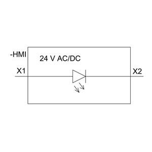 中国 PLC 3SU1102-6AA40-1AA0 SIRIUS ACT コンプリートユニット パイロットライト 24V AC/DC プラスチックライトスムーズレンズ フラッシュ 販売のため