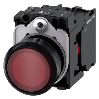 Cina PLC 3SU1106-0AB20-1CA0 SIRIUS ACT Complete Unit Pushbutton Plastic Lighted Momentary in vendita