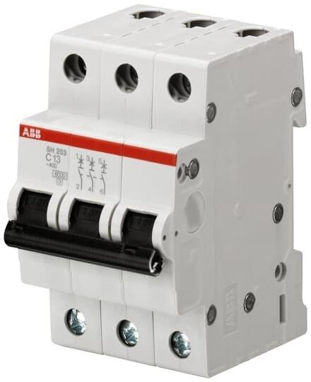 Quality SH203-C1 Miniature Circuit Breaker 3P C 1A Rated Voltage 220V for sale