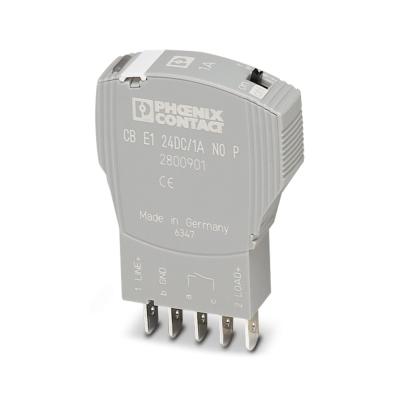 China 24V DC Rated Voltage 2800901 CB E1 24DC/1A NO P Electronic Equipment Circuit Breaker Te koop