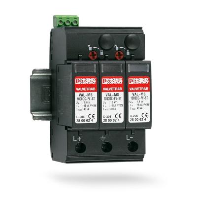 Cina 2801161 VAL-MS-T1/T2 1000DC-PV/2 V-FM Class 1/2 Lightning/Surge Protector for 3 Poles in vendita